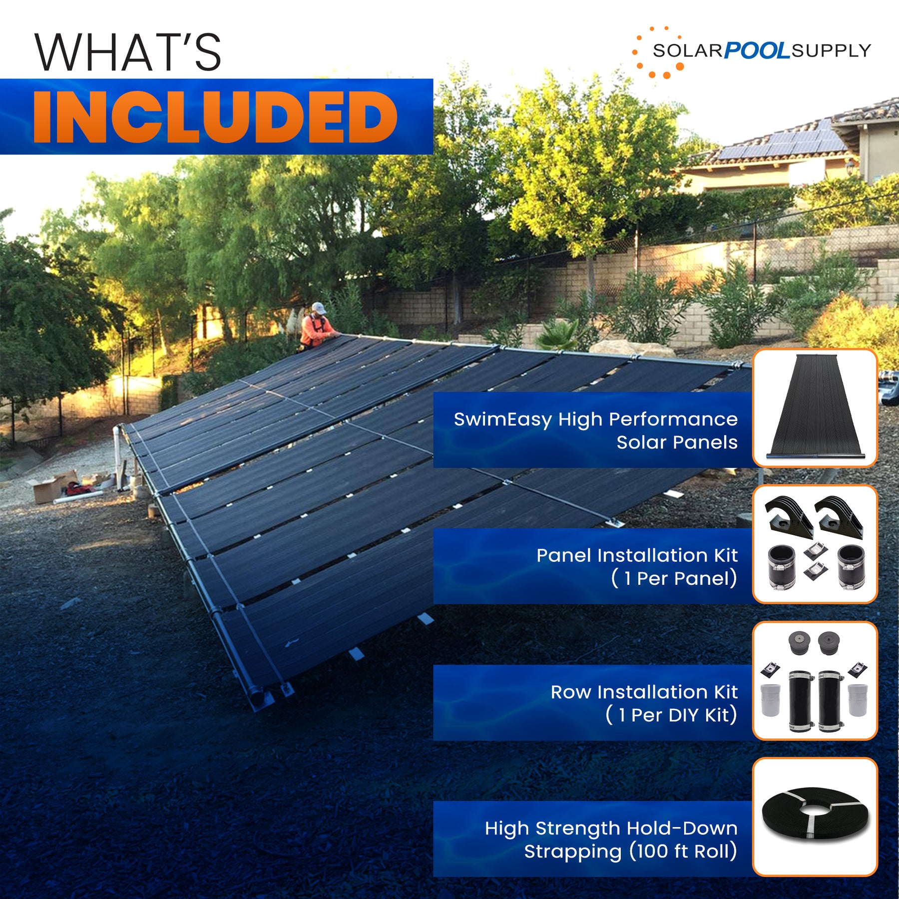 SwimEasy Maximum Performance Solar Pool Heating System DIY Kit – Solar ...