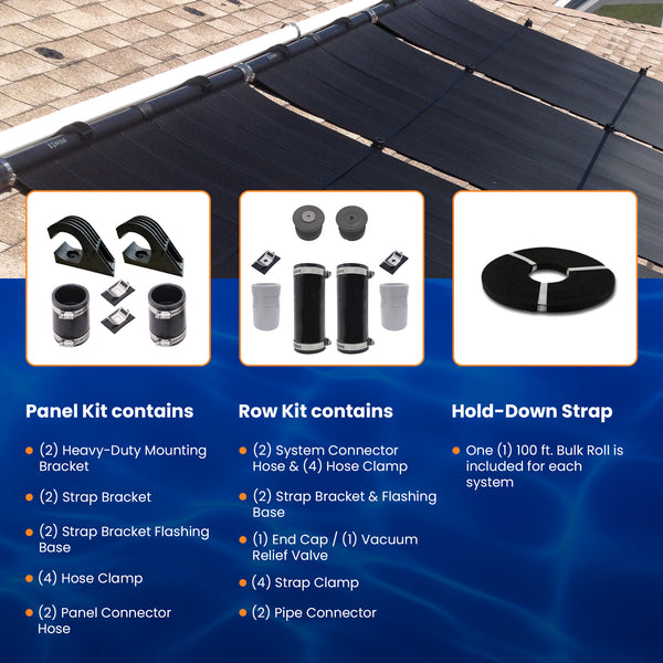SwimEasy Maximum Performance Solar Pool Heating System DIY Kit – Solar Pool Supply