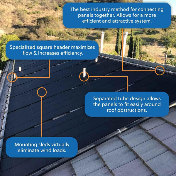 SwimJoy Industrial Grade Solar Pool Heater DIY Kit | Pool Superiority ...