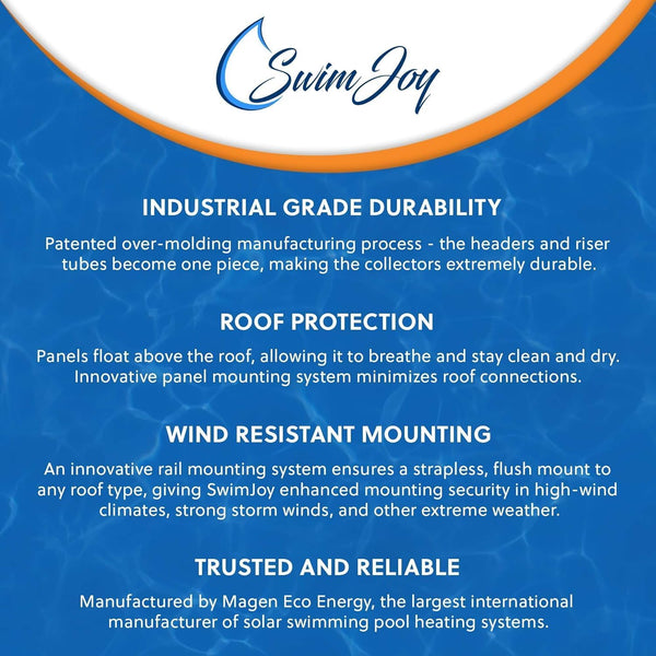 SwimJoy Industrial Grade Solar Pool Heater DIY Kit | Pool Superiority ...